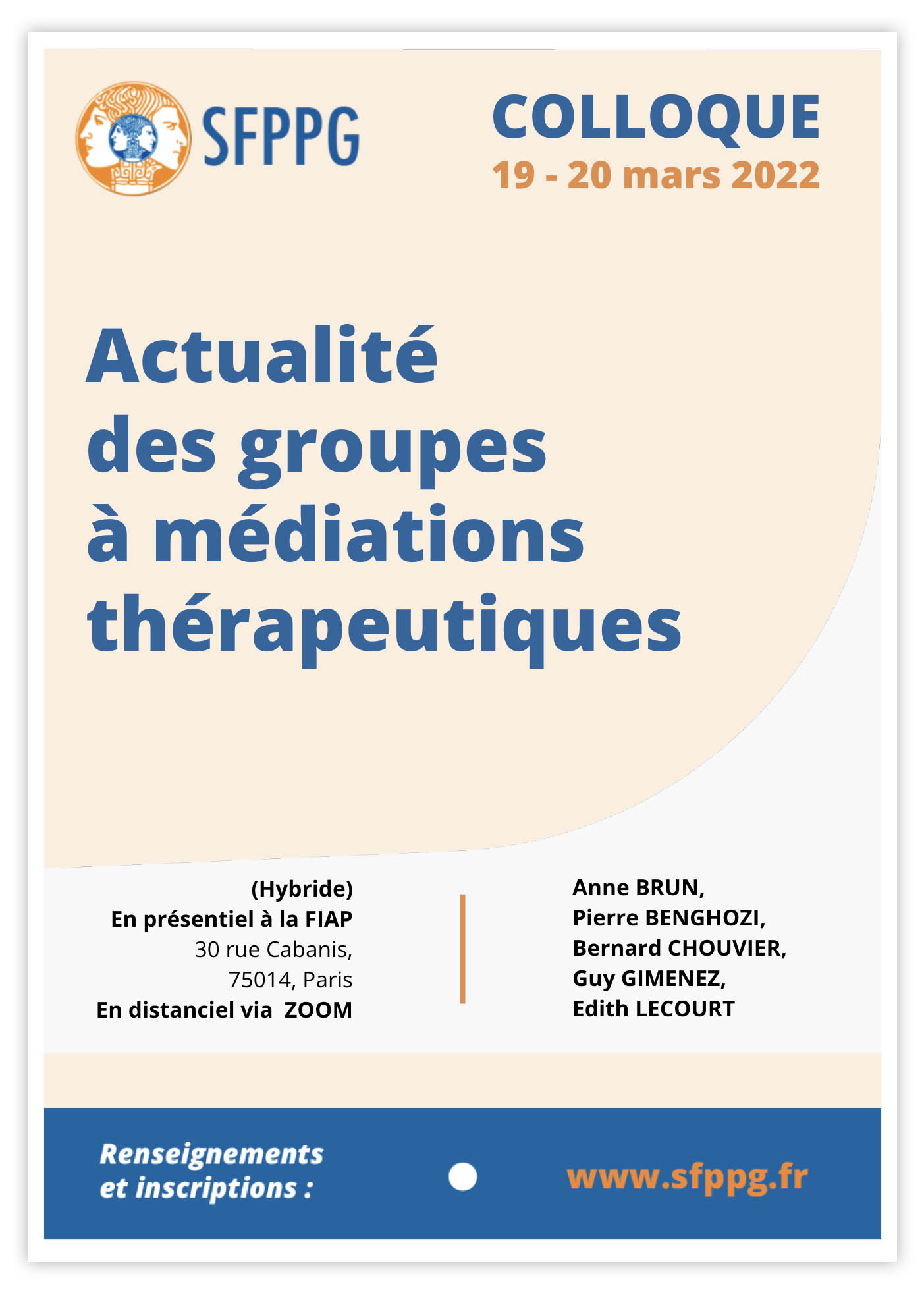 COLLOQUE 2022 | SFPPG – SFPPG